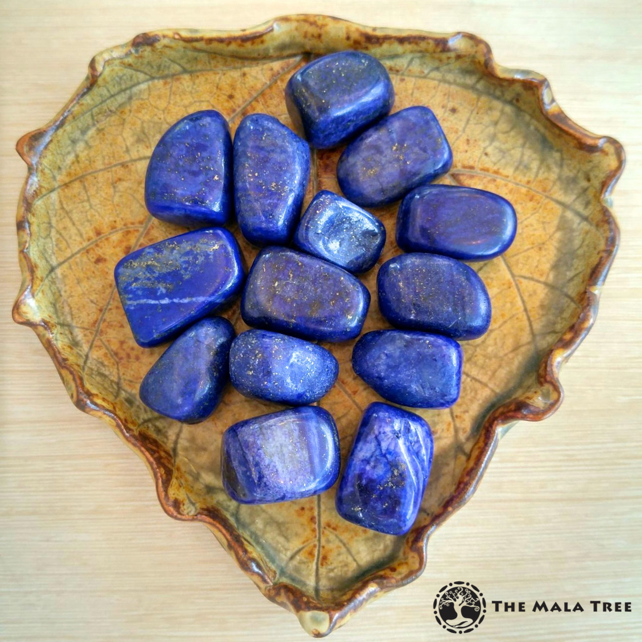 LAPIS LAZULI Tumbled Stone - The Mala Tree