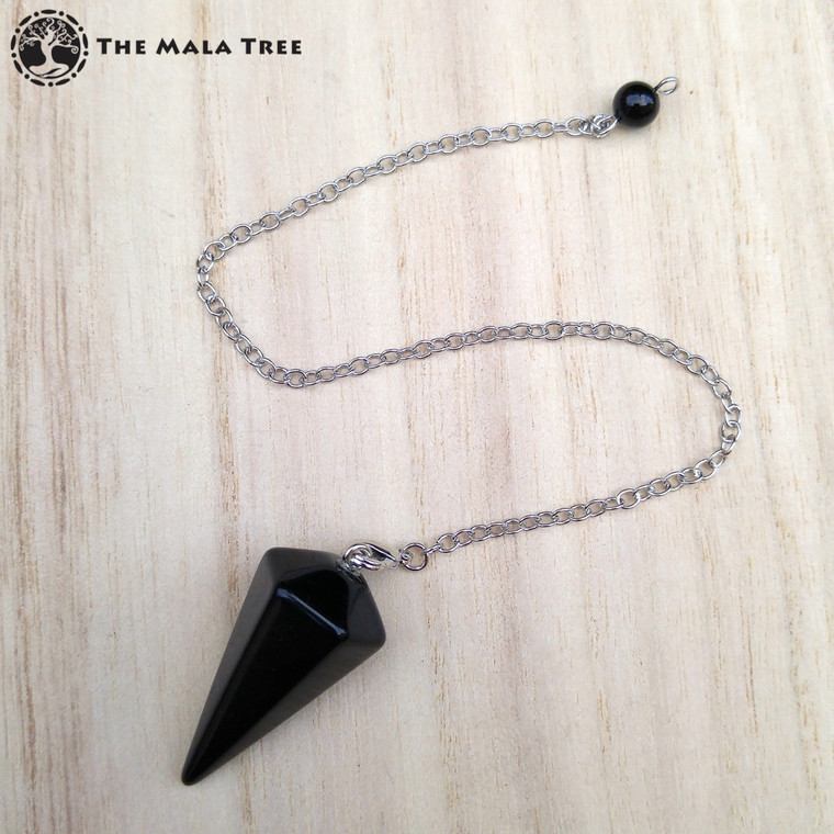 BLACK ONYX Pendulum - The Mala Tree