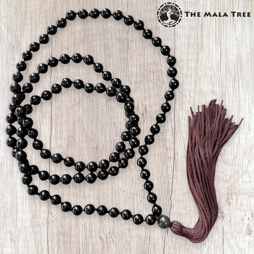 SHUNGITE Classic 108 Mala - The Mala Tree