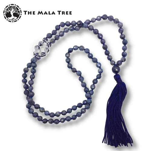 Faceted Light BLUE SAPPHIRE 108 Mala with High Quality BLUE SAPPHIRE ...