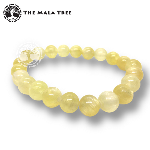 YELLOW SELENITE Bracelet - The Mala Tree