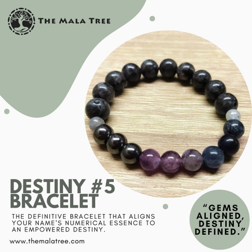 DESTINY #5 Bracelet - The Mala Tree