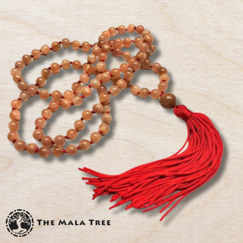 ALL SUNSTONE Classic 108 Mala - The Mala Tree