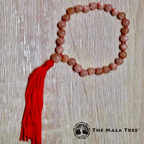 ALL SUNSTONE Wrist Mala - The Mala Tree