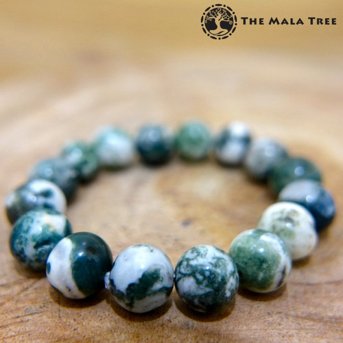 TREE AGATE Bracelet - The Mala Tree