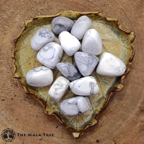 HOWLITE Tumbled Stone - The Mala Tree
