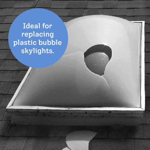 VELUX FCM 1446 Fixed Curb Mount Skylight with Laminated Low-E3 Glass ...