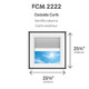 VELUX FCM 2222 Fixed Curb Mount Skylight | SolarSkylights.com