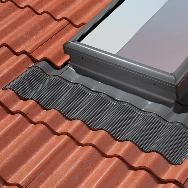 VELUX ECW Tile Roof Flashing Kit for Curb Mount Skylight ...