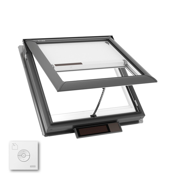 VELUX VSS M02 Solar Powered Venting Deck Mount Skylight | SolarSkylights.com