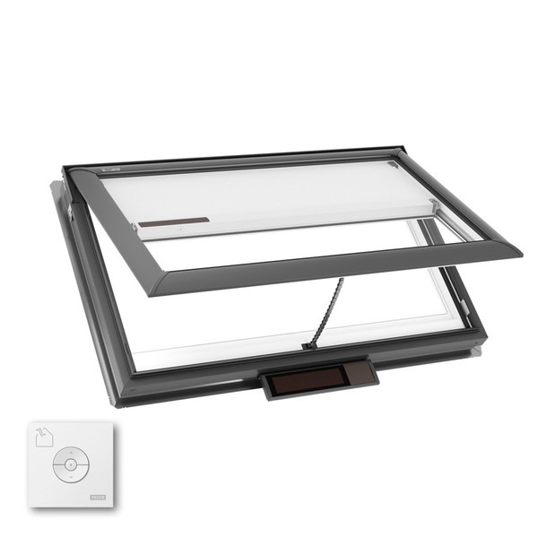 VELUX VSS S01 Solar Powered Venting Deck Mount Skylight | SolarSkylights.com