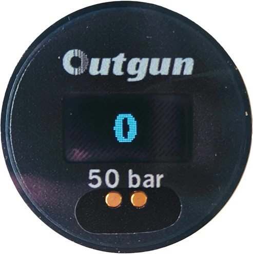 Outgun 25mm OLED Digital Pressure Gauge 300bar - Air Rifle Slugs Australia