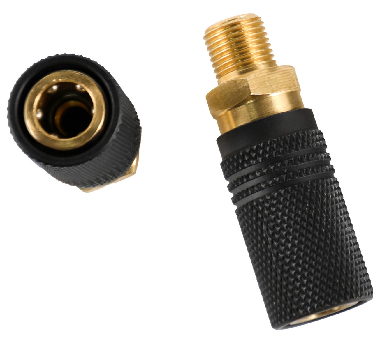 SEKHMET – EXTENDED 1/8 BSP Quick Coupler Socket (BLACK) - Air Rifle ...