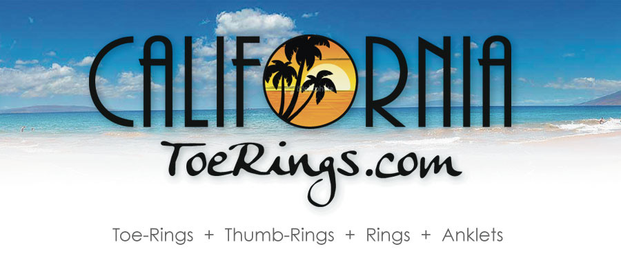 California Toe Rings the home of unique custom fit toe rings and thumb ...