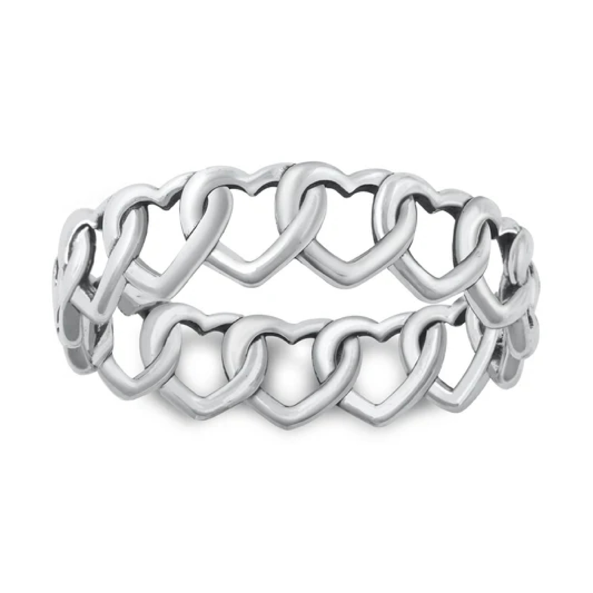 Sterling Silver Infinity Heart Toe Ring – Size 5 | Women’s Romantic ...
