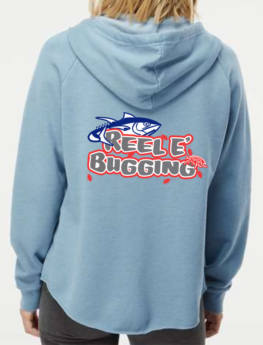 Reel e' Bugging Ladies Full Zip Sweatshirts