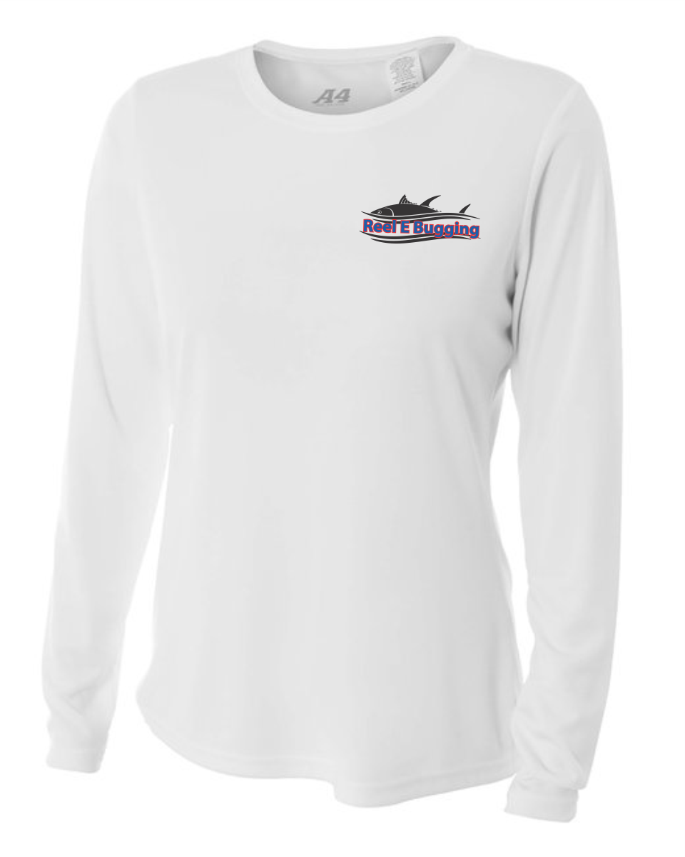 Reel e' Bugging Ladies Long Sleeve Cooling Performance Shirt
