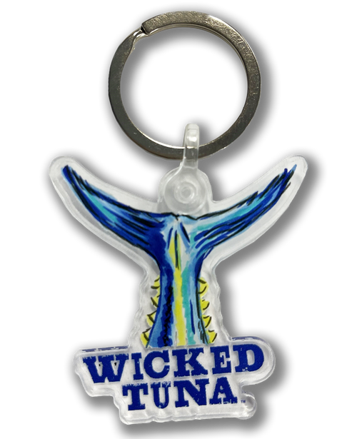 Tuna Tail Acrylic Keychain