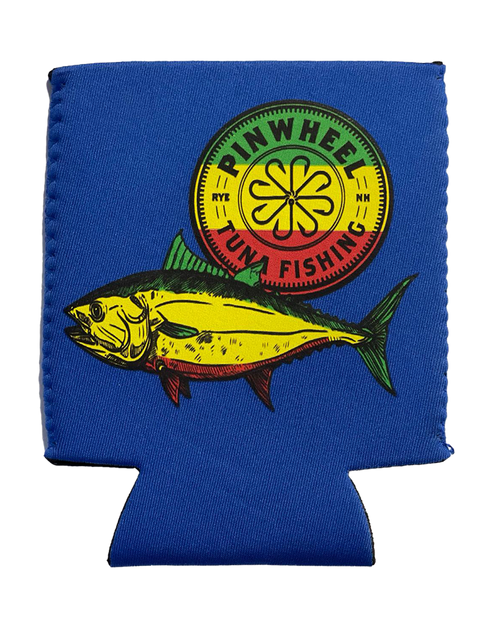 Pinwheel Rasta Tuna Can Cooler