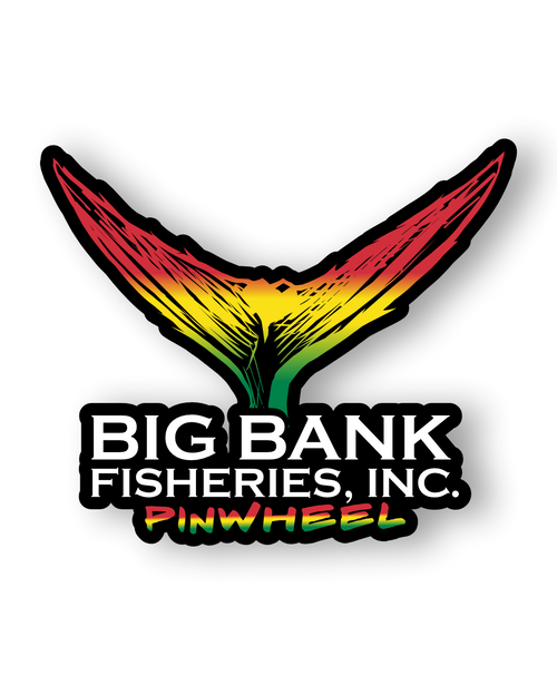 Pinwheel Big Bank Fisheries Decal