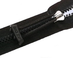 Big Zip #15 - Super Heavy Duty Premium Molded Plastic Zipper