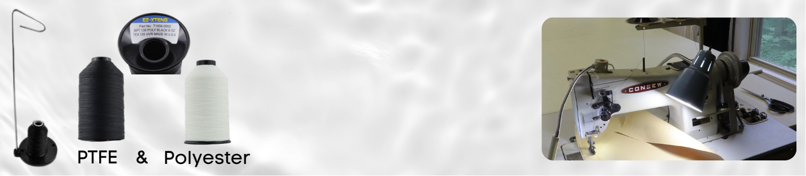 Marine Thread For Outdoor Fabric Must Be Polyester Or PTFE