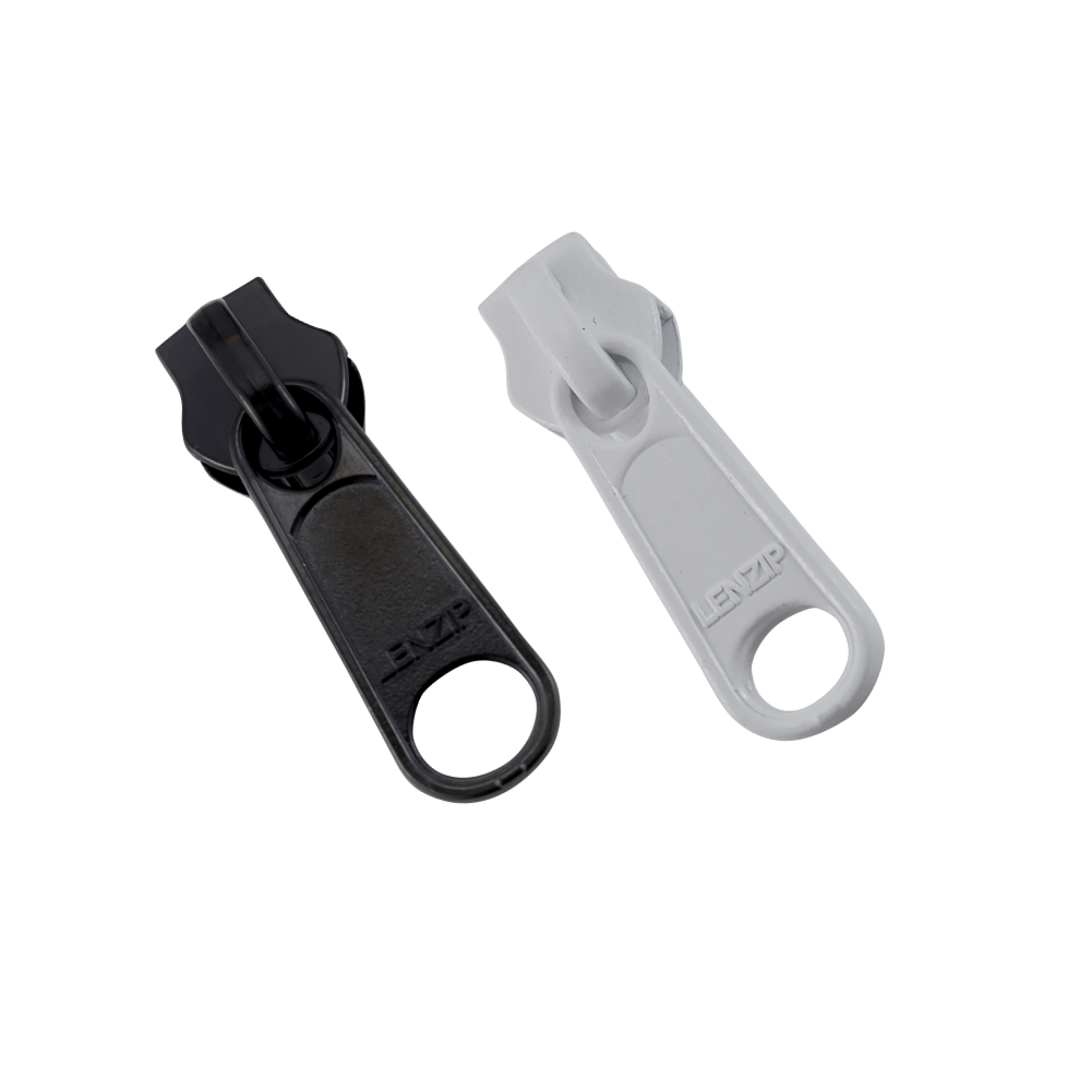 Lenzip Zipper Sliders #10 COIL Non-Locking Single Pull