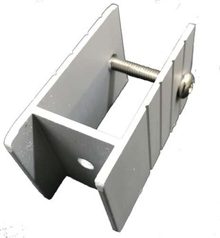 Pontoon H Brackets Aluminum - Bimini Top Fitting