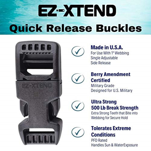EZ-Xtend Extra Heavy Duty Quick Release Buckles & Webbing