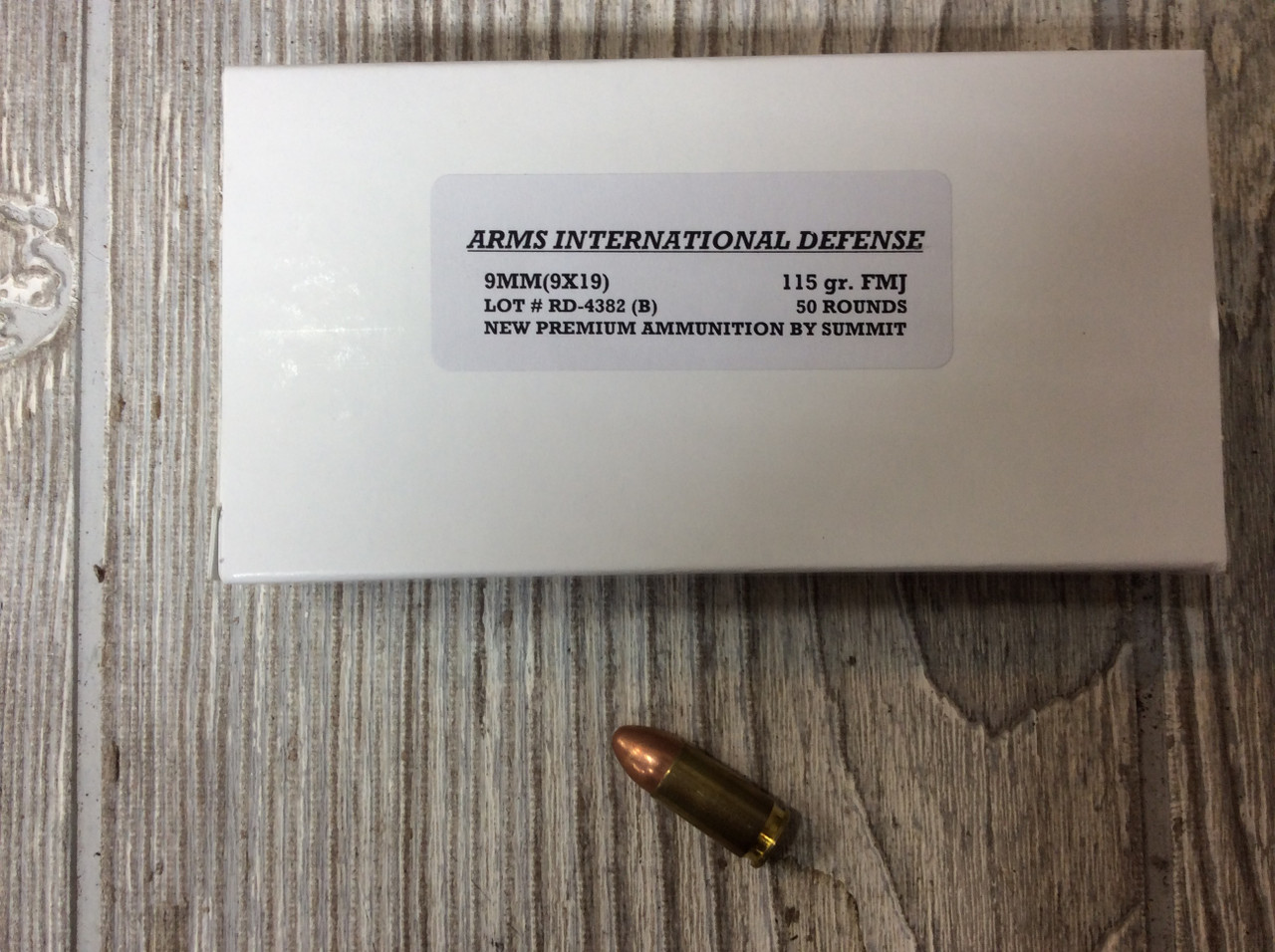 9mm 115 gr FMJ Ammunition