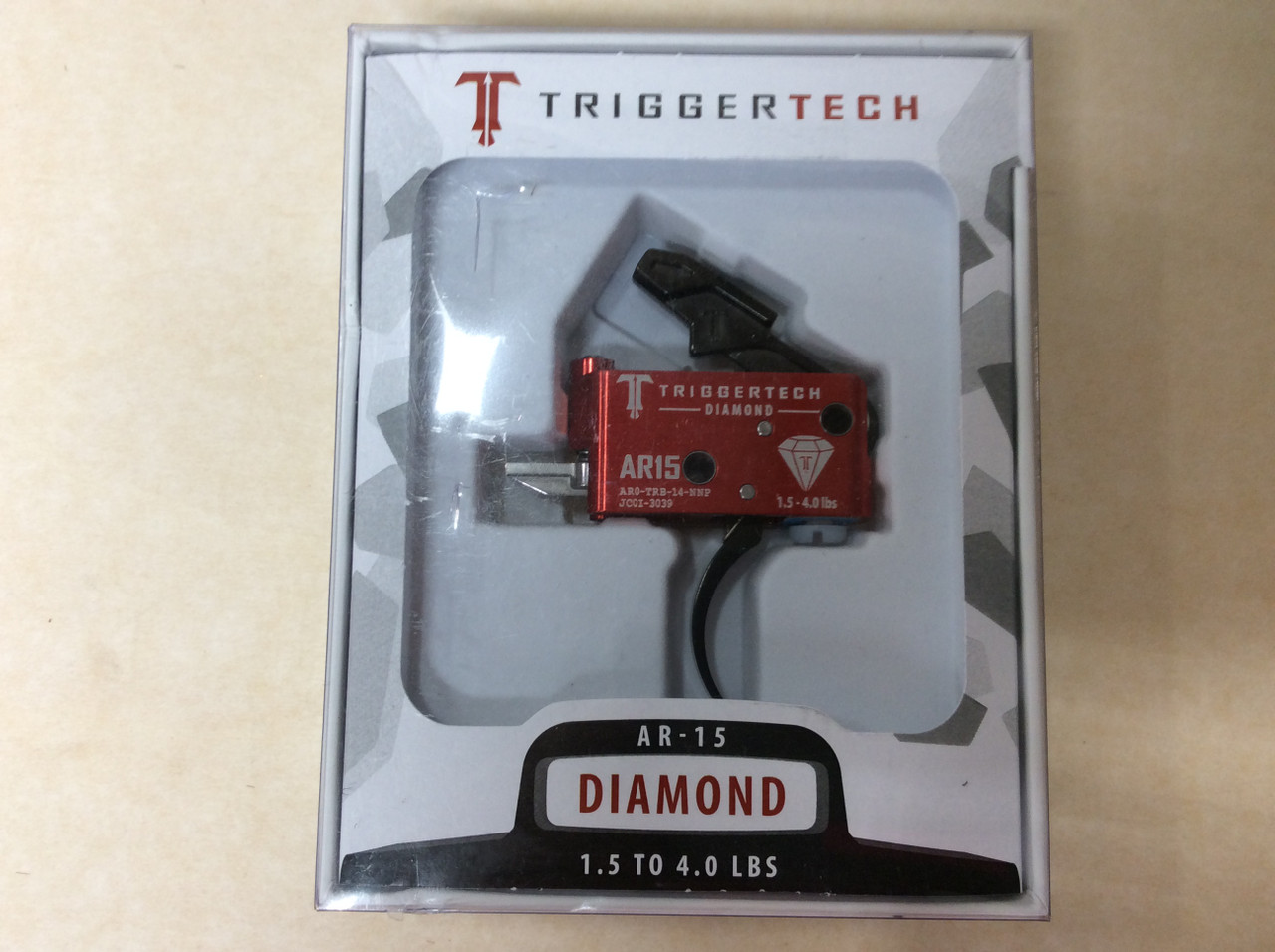 Triggertech AR Diamond-Pro Curved Adjustable 1.5-4lb