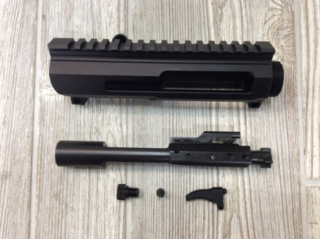 AR 15 Billet Side Charge Upper Receiver W/Bolt Carrier Group