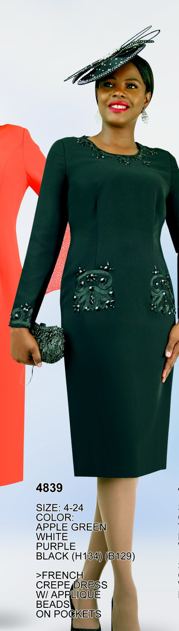 Elegance Fashions | Lily and Taylor 4839 Dress - in 4 Colors