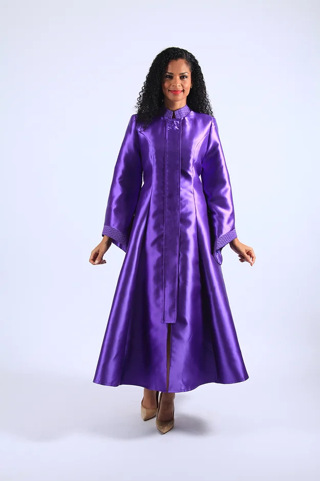 Elegance Fashions | Diana Couture 8595 Women Clergy Robe - 3 Colors