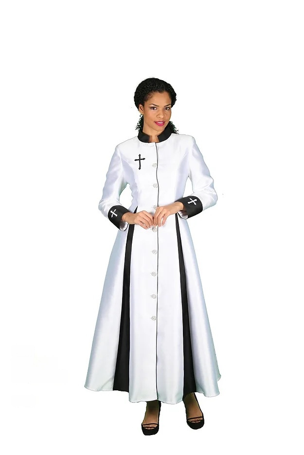 Elegance Fashions | Diana 8521 Women Clergy Robe - 3 Colors