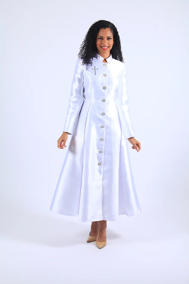 Elegance Fashions | Diana 8521 Women Clergy Robe - 4 Colors