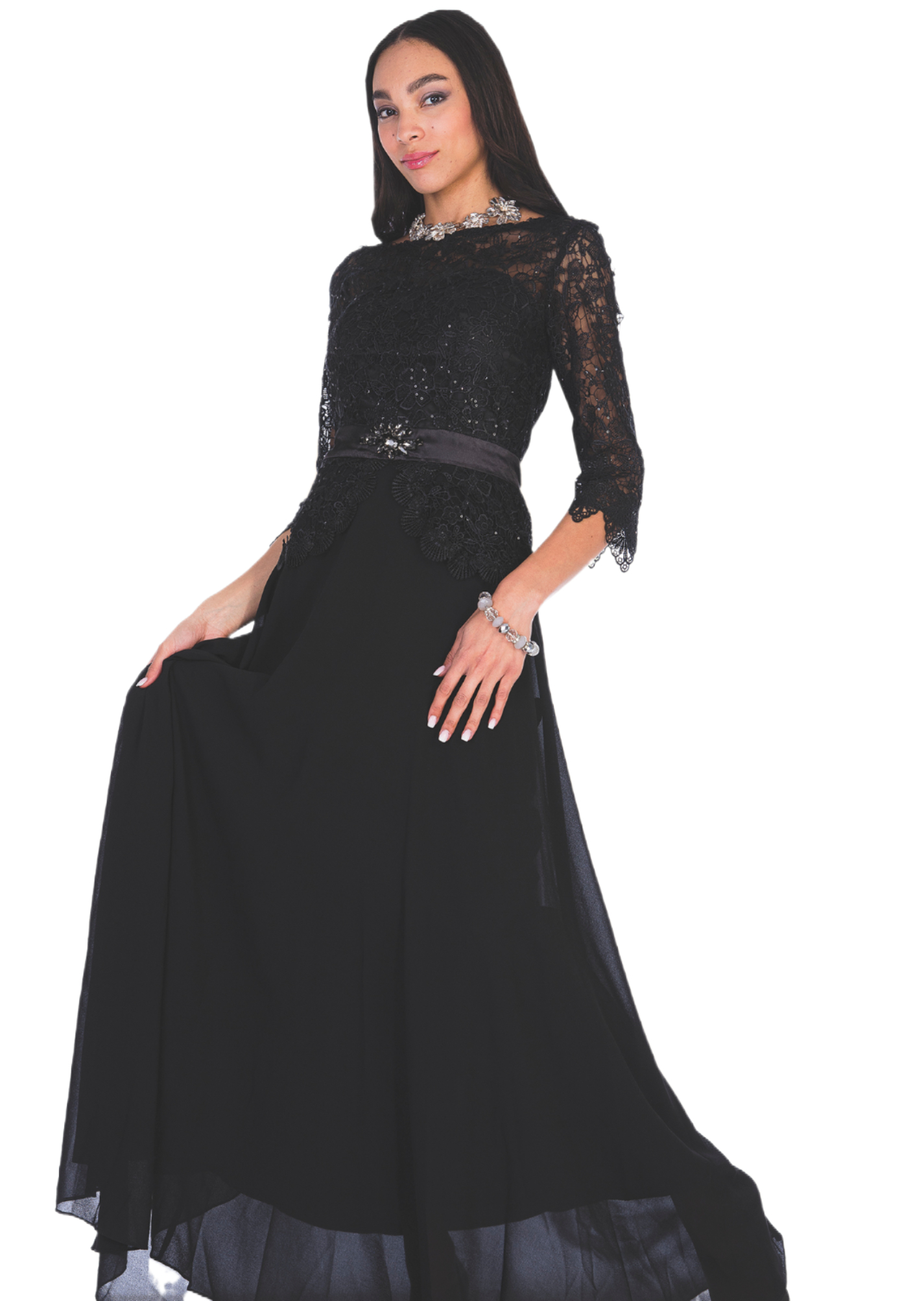 Elegance Fashions | Aussie Austine 5361 Formal Dress by Elite Champagne