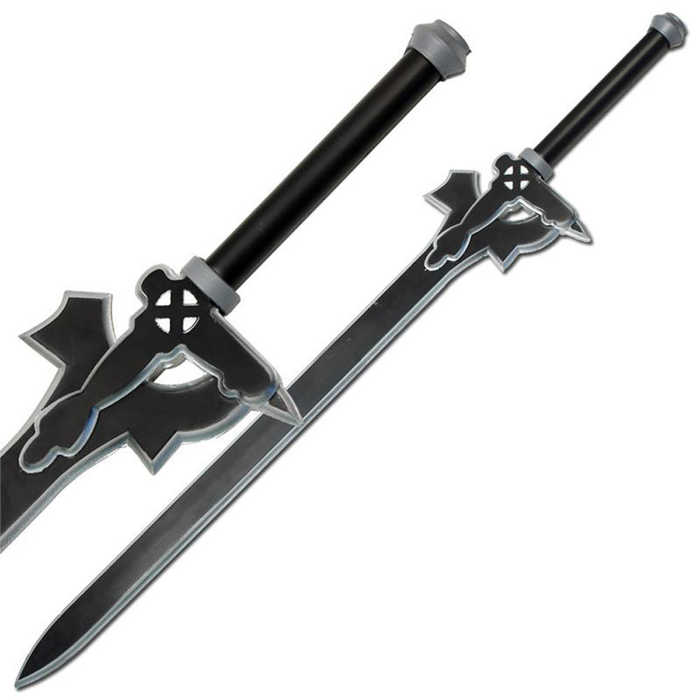 Titan Attack Kiritos Elucidator Foam Sword Set with Double Sword Back ...
