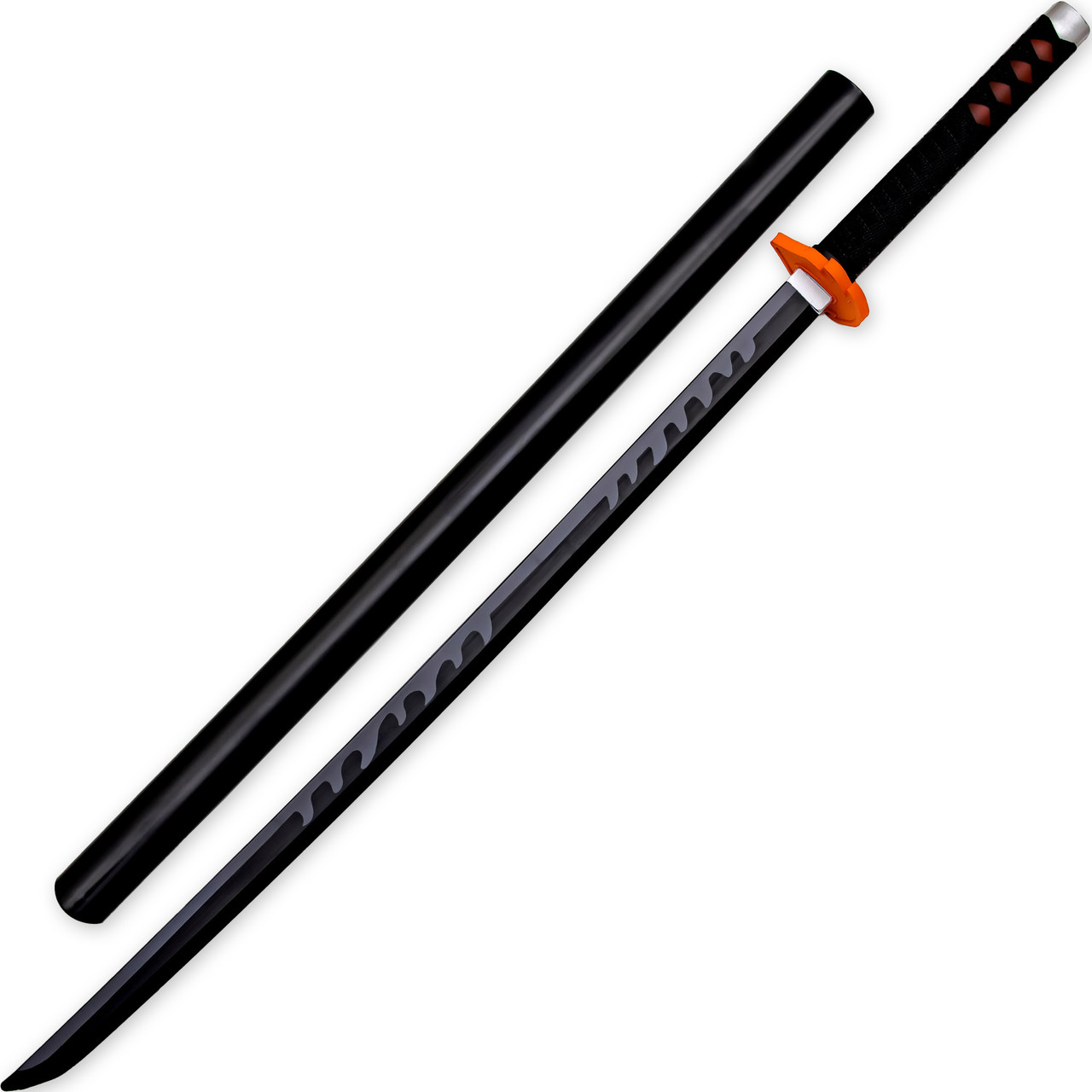 Tanjiro Kamado Polyurethane Foam Nichirin Katana Anime Replica Cosplay ...