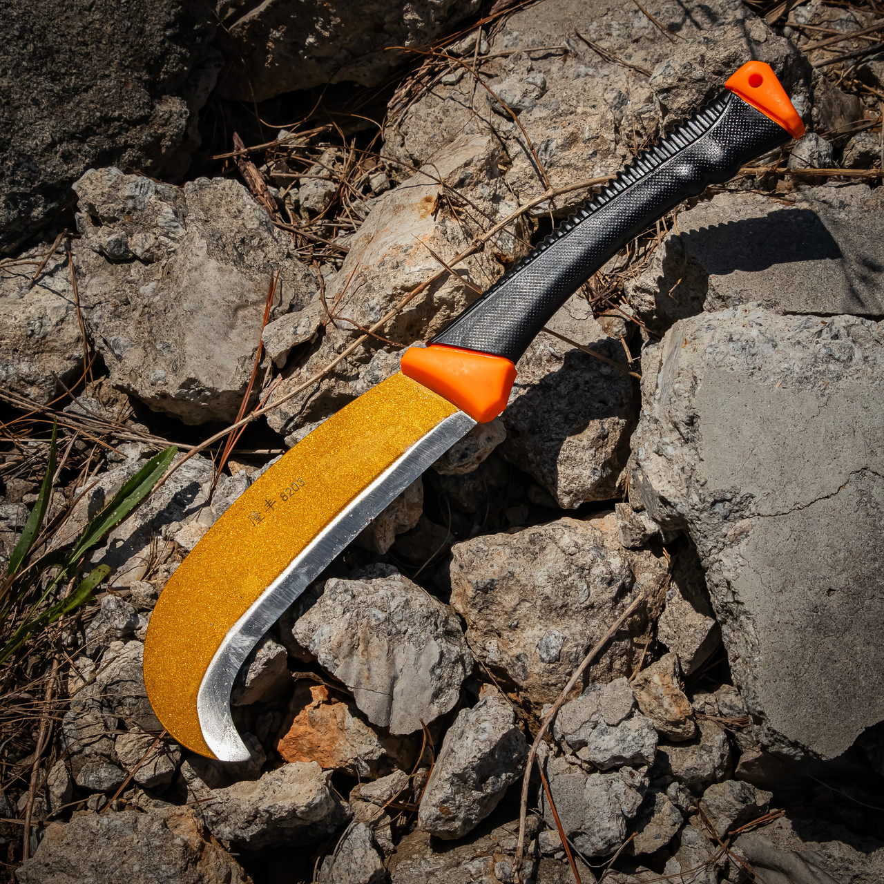 Golden Swing Outdoor Yardwork Machete – Heavy Duty Gold Blade with ...