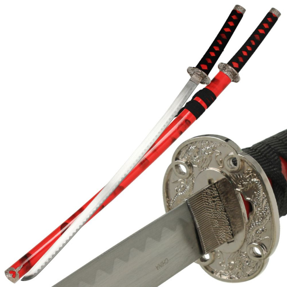 Ninja Straight Blade Samurai Full Tang Double Pegged Katana