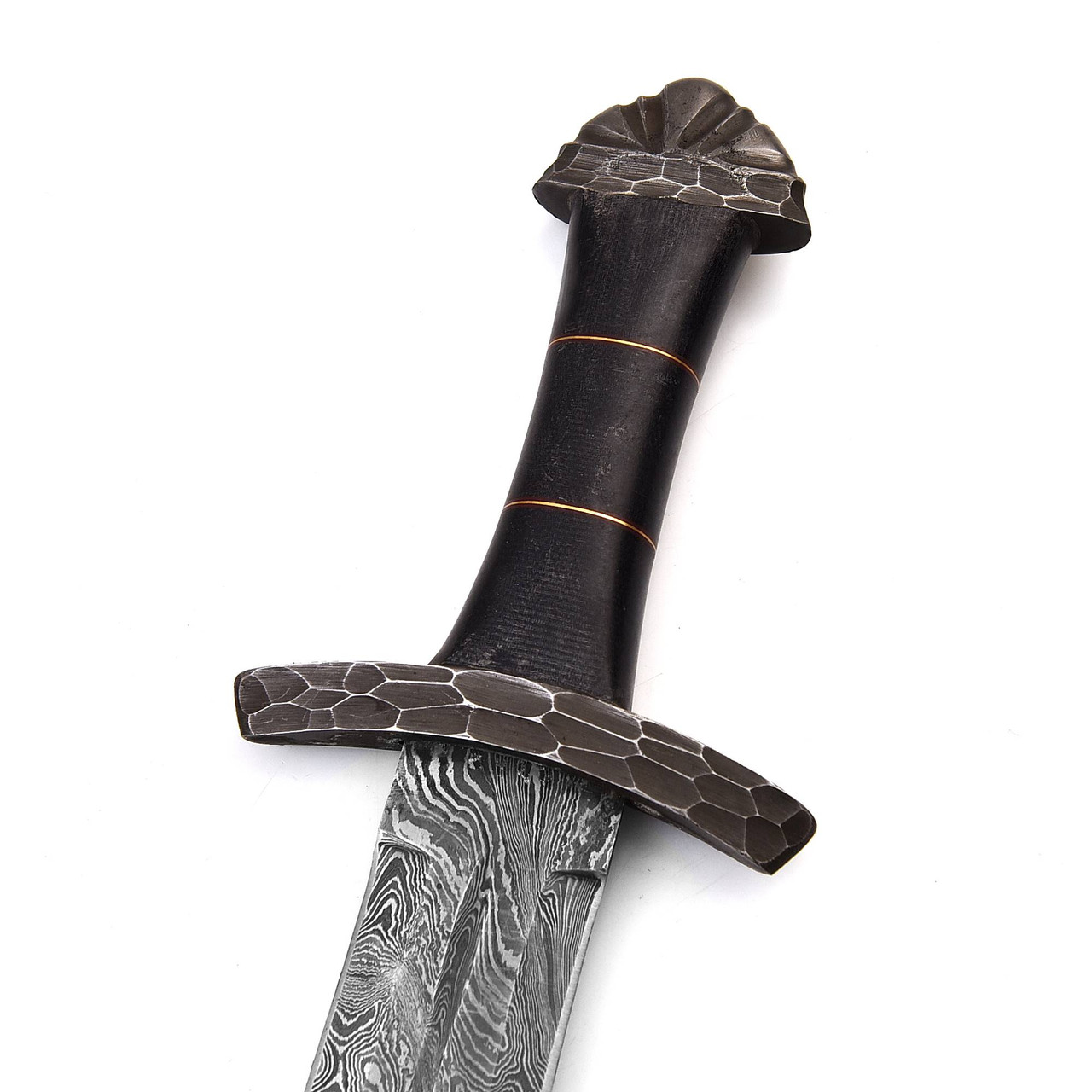 Steel Sword with Fuller – Sharp Blade and Premium Leather Sheath