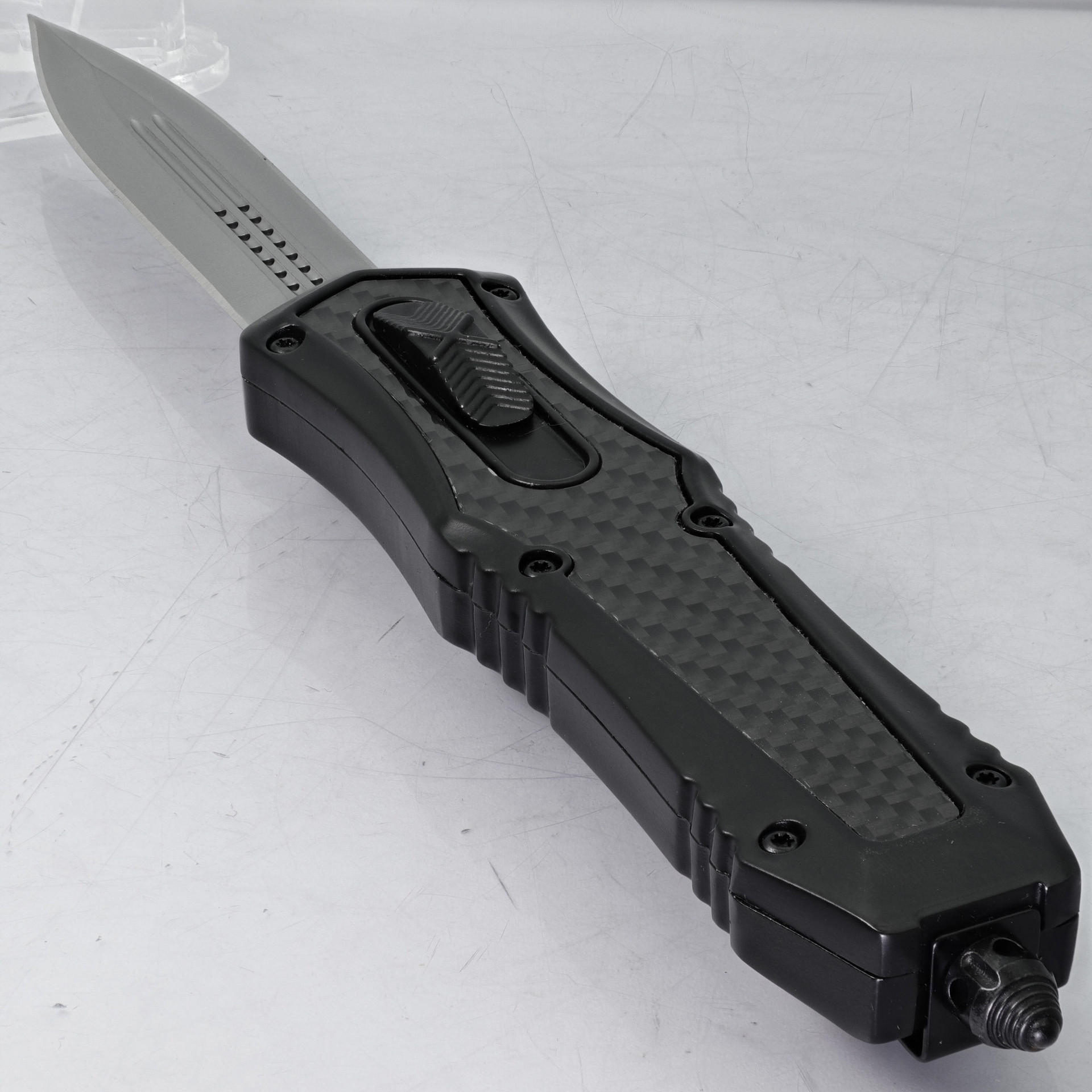 Shadowsinger Automatic Dagger Point Blade Out The Front OTF Knife |Black