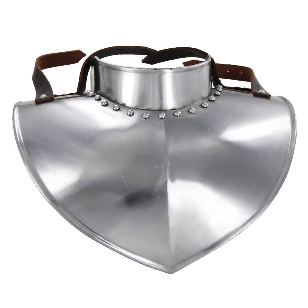 Medieval Renaissance 18g Steel Avenger I Gorget Neck Plate
