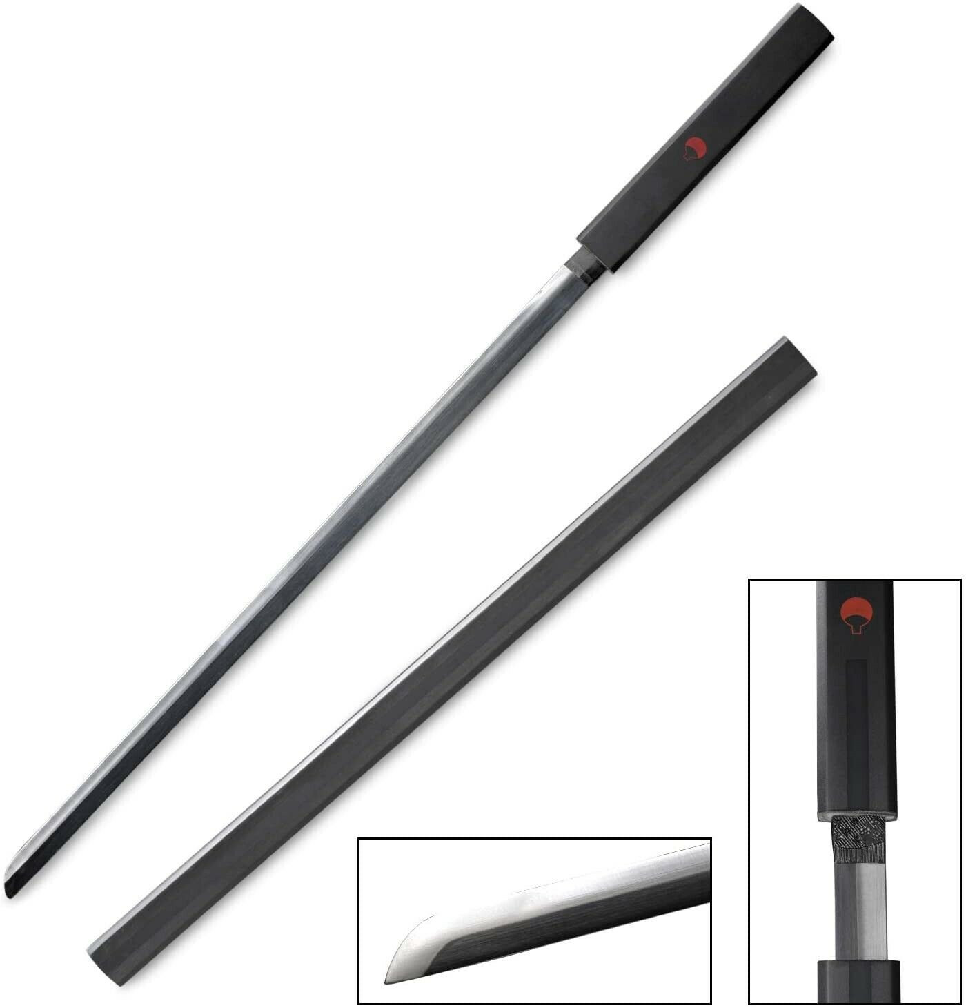 Focus Split Ninja Sword with Spiked Hand Guard