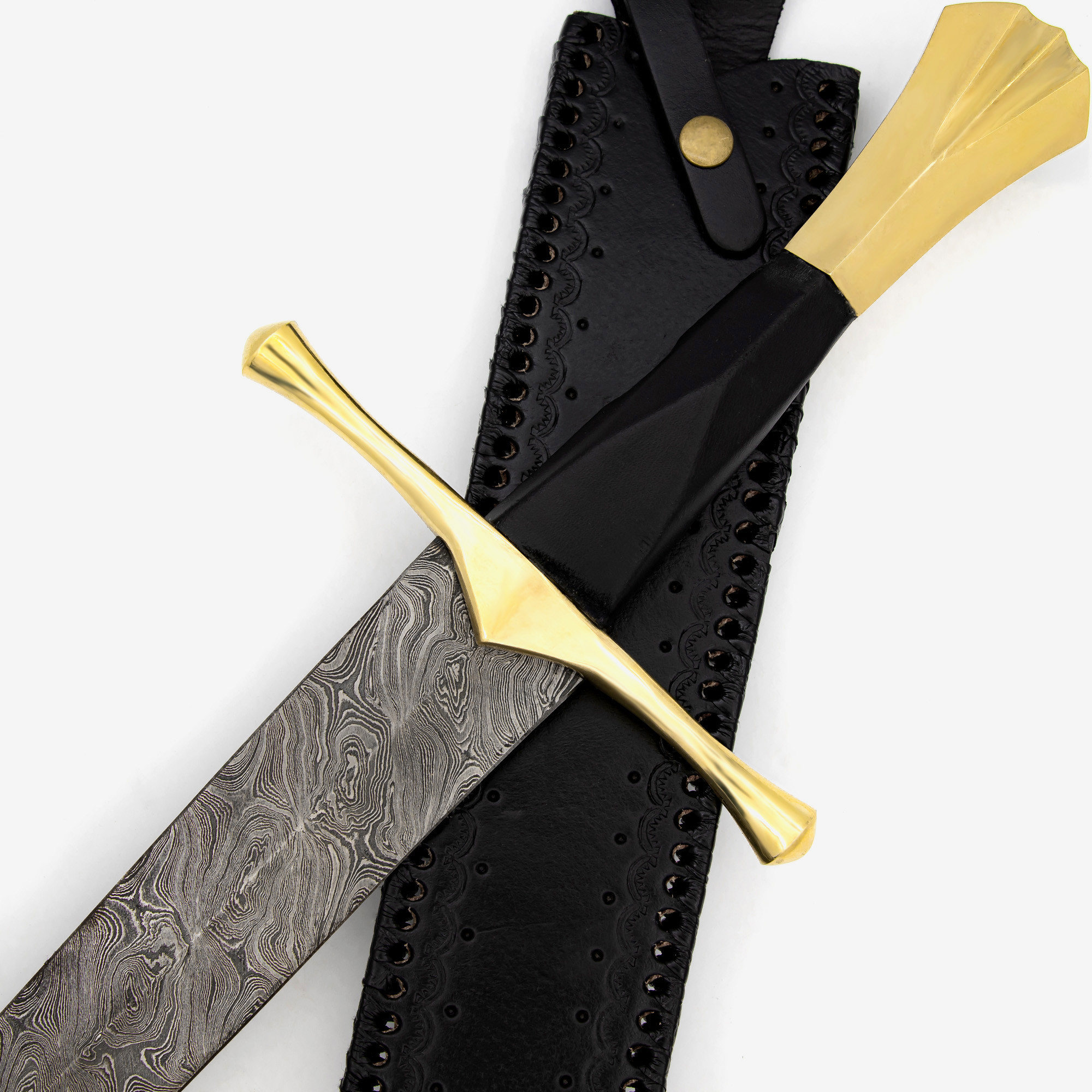 First Light Firestorm/ Twist Damascus Viking Templar Sword