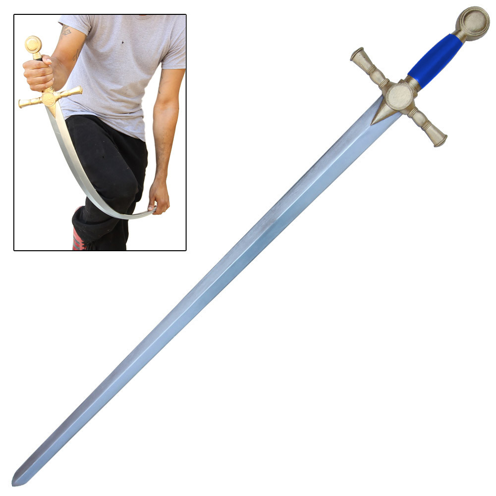 28BL Classic Masonic Tiler Foam Sword with Blue Handle - Swords & Axes ...