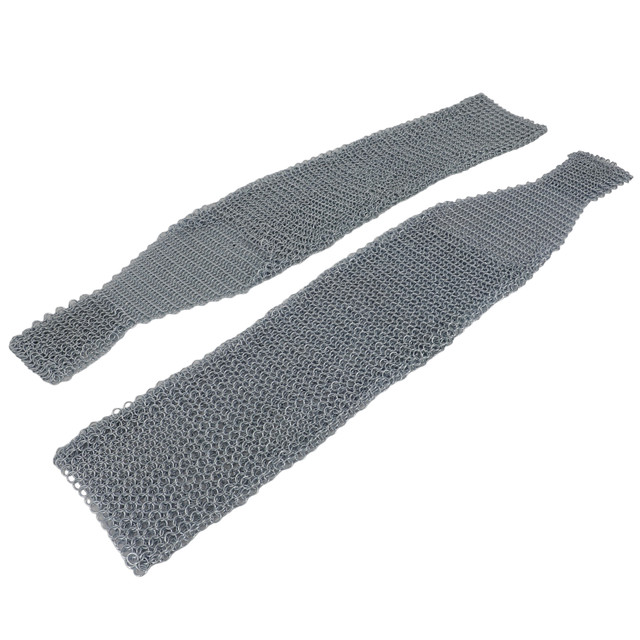 Flat Riveted Chainmail Leggings Pair | Medieval Chainmail Leg Chausses
