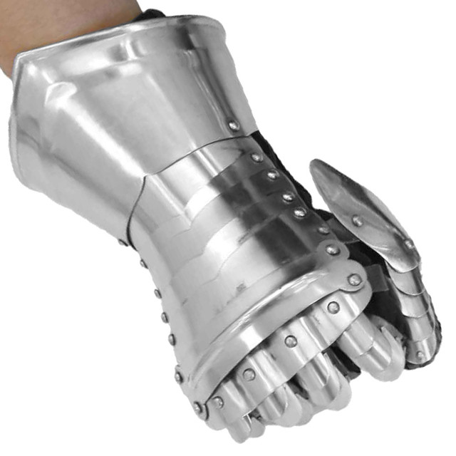 Medieval Knight Gothic Style Gauntlets Functional Armor Gloves