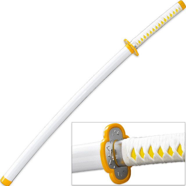 Art of Thunder Yellow Nichirin Katana | Kimetsu No Yaiba Agatsuma ...